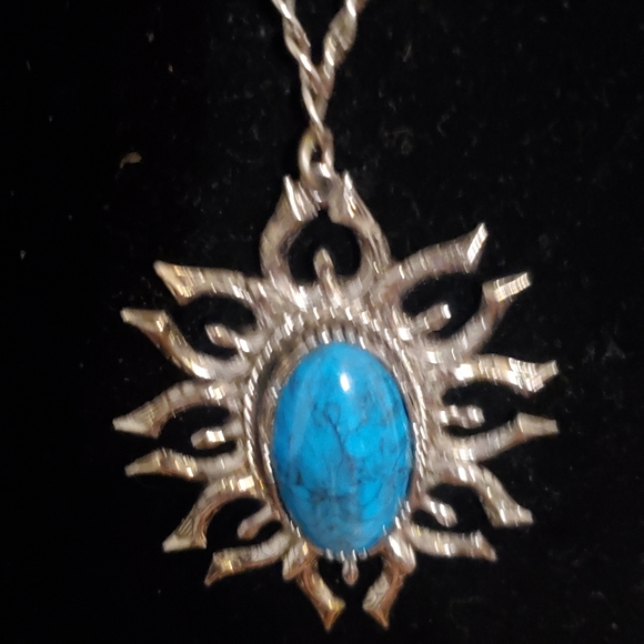 Jewelry | Vintage Turquoise Sunburst Necklace | Poshmark